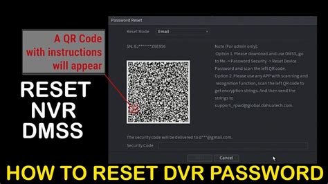 How To Reset Dahua Dvr Password Dahua Dvr Nvr Password Reset Using