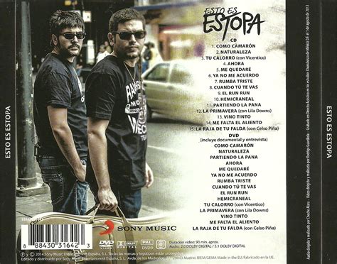 Car Tula Trasera De Estopa Esto Es Estopa Portada