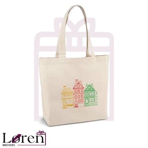 Valor de Sacola Ecológica Personalizada Loren Brindes