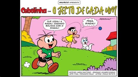 Cebolinha Em O Jeito De Cada Um Gibis Do Rapha 2