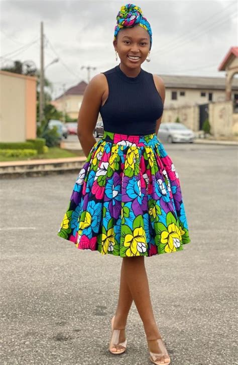 Pin By Ankaracrib On African Print Skirt African Fashion Skirt