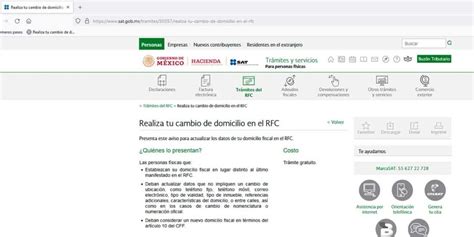 Cómo realizar el cambio de domicilio en el SAT Blog ALU