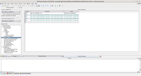 sdc constraint inside xilinx ise r fpga