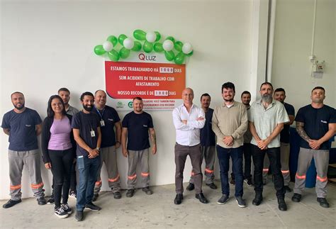 QLuz Celebra Recorde De 1000 Dias Sem Acidentes De Trabalho
