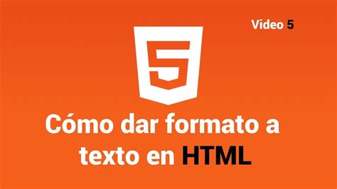 Dar Formato A Un Texto En Html Image To U