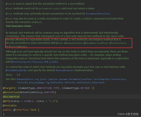 org junit jupiter api Test和org junit Test区别 CSDN博客
