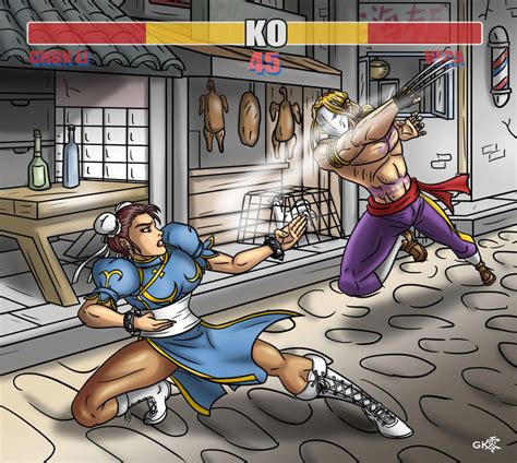 Chun Li Vs Vega By Geekling On DeviantArt