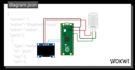 Temperature And Humidity Sensor Dht11 With Oled Wokwi Esp32 Stm32 Arduino Simulator