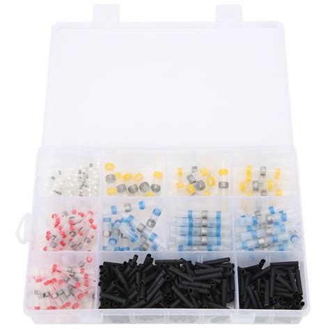 YanMaoYi 400pcs Heat Shrink Solder Butt Connector Tube Waterproof
