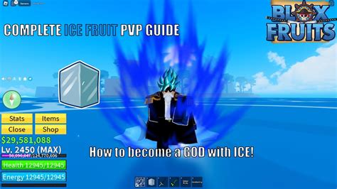 COMPLETE ICE FRUIT PVP GUIDE Blox Fruits YouTube