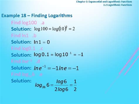 chapter 3 exponential and logarithmic functions pearson education