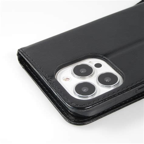 iPhone 15 Pro Max Case Hülle Premium Flip Schwarz Kaufen auf