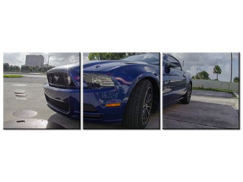 Obraz Mustang Brett Levin 3 Elementy 120x40 Cm Oobrazy Sklep