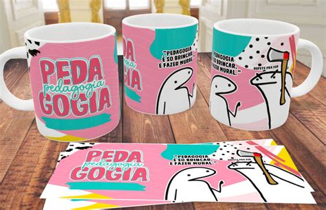 Caneca Flork Sincero Profissões Pedagogia Elo7