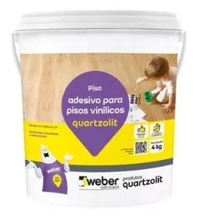 Cola Adesivo Acrilico Quartzolit Para Pisos Vinilicos 4kg Frete grátis