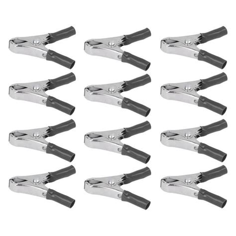 Lot de 100 pinces de test électrique isolées en PVC pour batterie EJ