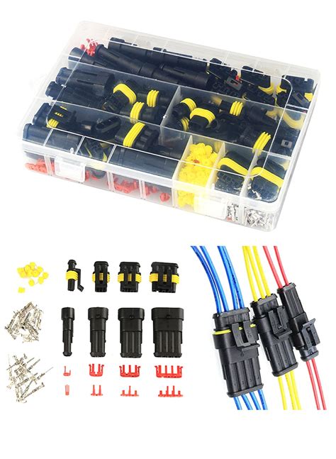 ZIBUYU 352pcs Waterproof Car Electrical Connector Terminals Automotive