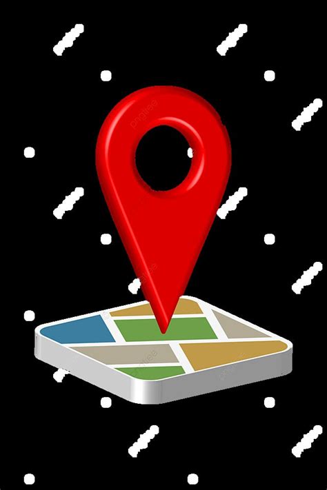 Location Pin Clipart Transparent Png Hd D Red Pin Location With Map
