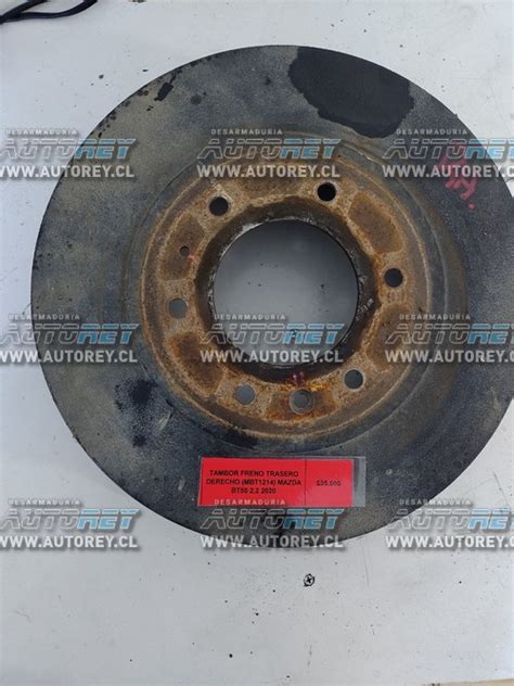 Tambor Freno Trasero Derecho Mbt Mazda Bt