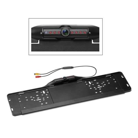 Podofo Cadre de Plaque D immatriculation Caméra avec 7 LED 170 Degré