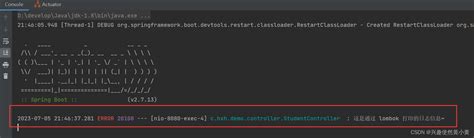 【spring boot】spring boot日志详情：基于lombok的日志输出 lombok 日志打印 csdn博客