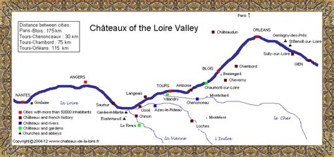 Loire Valley Map Chateau De La Loire Loire Ch Teau