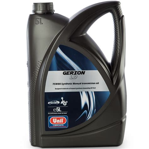 Трансмісійна Олива Unil Gerion LD 75W 80 GL4 5 Л 75W 80 UNIL Gerion LD