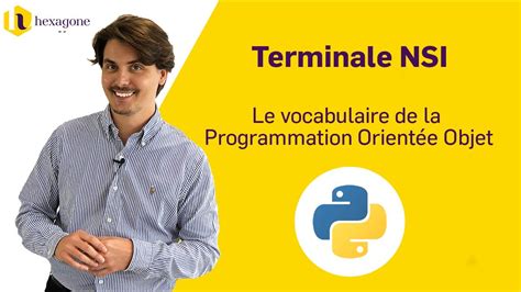 NSI Terminale Le vocabulaire de la programmation orientée objet YouTube