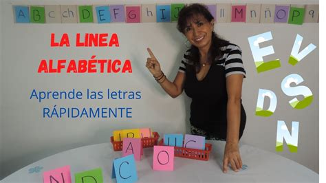 Como aprender las letras del abecedario La Linea Alfabética YouTube