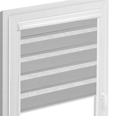 Roleta DZIEŃ NOC 57x150cm w KASECIE rolety z prowadnicami NA WYMIAR