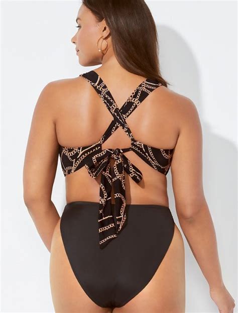 Plus Size Ashley Graham X Swimsuits For All Notorious Monokini Swimsuit