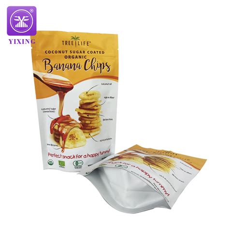 Customized Stand Up Pouch Printing Digital Print Foil Packets For Snack