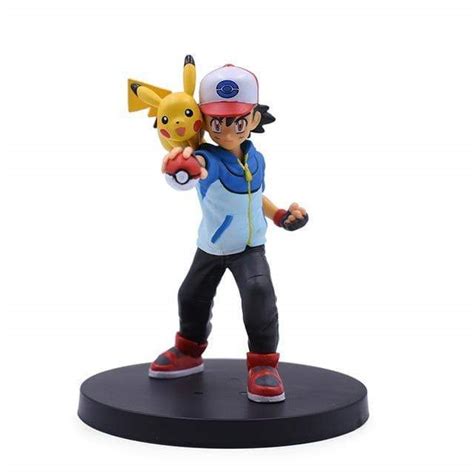 Figurine Pokémon Sacha et Pikachu Boutique Pokemon