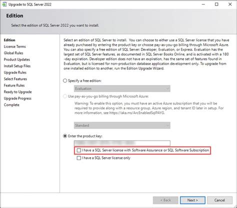 ms sql upgrade to ms sql server 2022