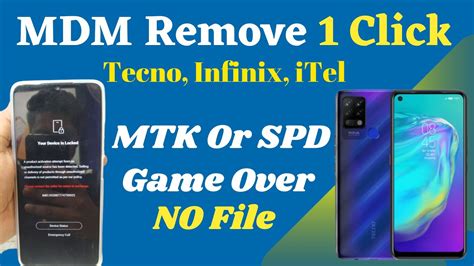 Mdm Remove Tecno Infinix Itel Any Model Mtk Or Spd With Tfm Pro Tool