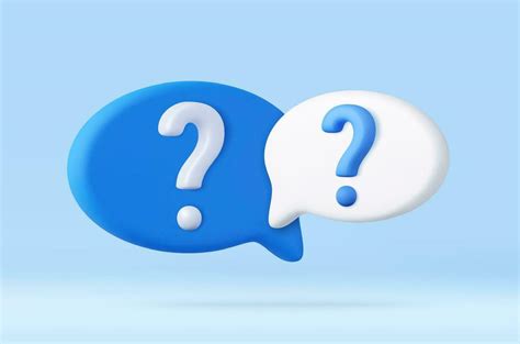 3d Speech Bubble With Question Mark 36143817 Vector Art At Vecteezy