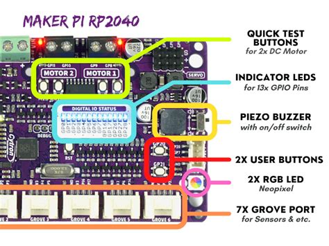 maker pi rp2040 simplifying robotics with raspberry pi® rp2040