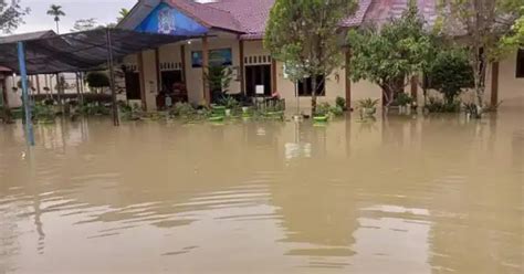 46 Bangunan Sekolah Di Aceh Utara Terendam Banjir Ini Jumlah Kerugian