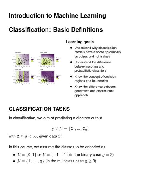 slides classification basicdefs pdf statistical classification machine learning