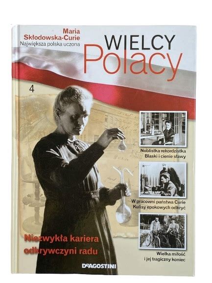 WIELCY POLACY Maria Skłodowska Curie A4 12540651420 Książka Allegro