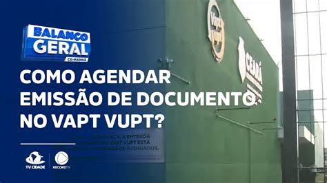 Servi O Como Agendar Emiss O De Documento No Vapt Vupt Youtube