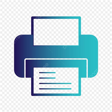 Vector Icono De Impresora PNG dibujos Diseño Elemento Icono PNG y