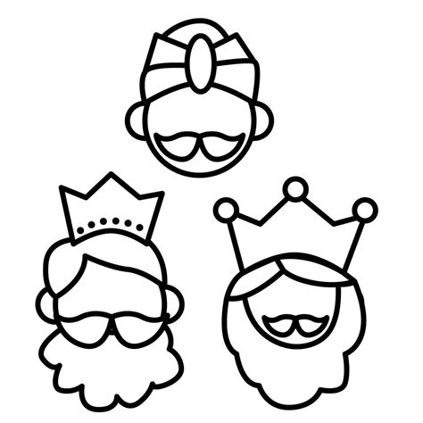 Dibujo De Reyes Magos Para Colorear E Imprimir Artofit