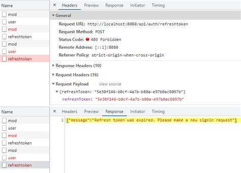 react refresh token with jwt and axios interceptors bezkoder