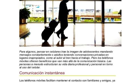 Cu Les Son Los Beneficios De Tener Un Celular Escuela Particular Arrayan