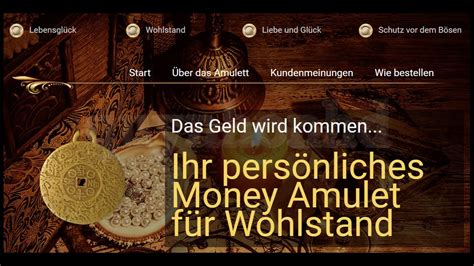 Money Amulet Deutschland DE Österreich AT Amulett für