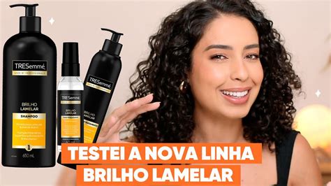 ROTINA CAPILAR CACHEADA A LINHA BRILHO LAMELAR DE TRESEMMÉ