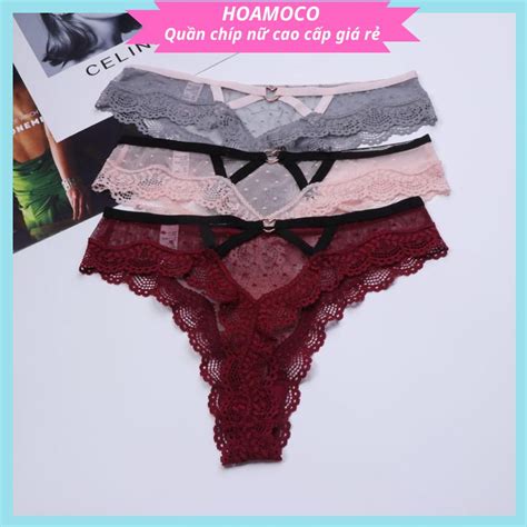 Quần Lót Nữ Lọt Khe Ren Cạp Chun Mềm Mại Cao Cấp R32 Shopee Việt Nam