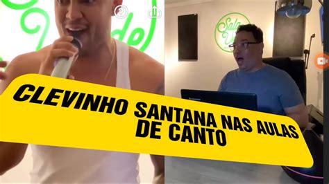 De Nos Story Veja Clevinho Santana Firme Nas Aulas De Canto O