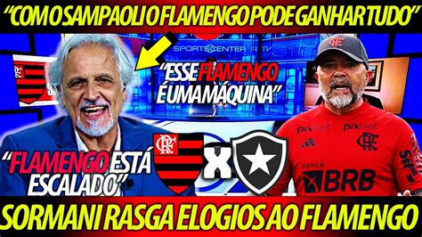 O SAMPAOLI O FLAMENGO Pode GANHAR TUDO SORMANI RASGA ELOGIOS Ao